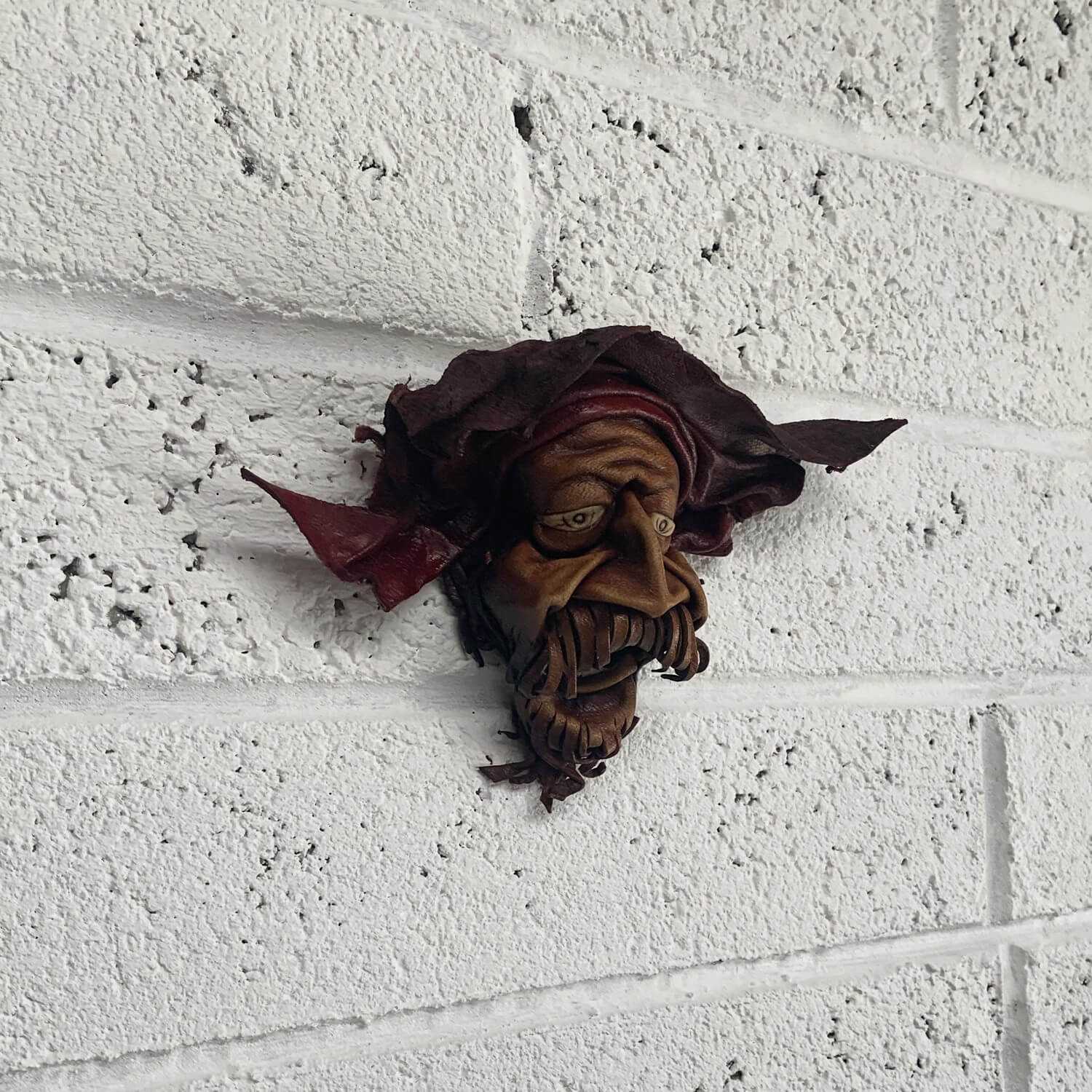 Handmade wall mask | Decorative leather mask | Pirate captain ...