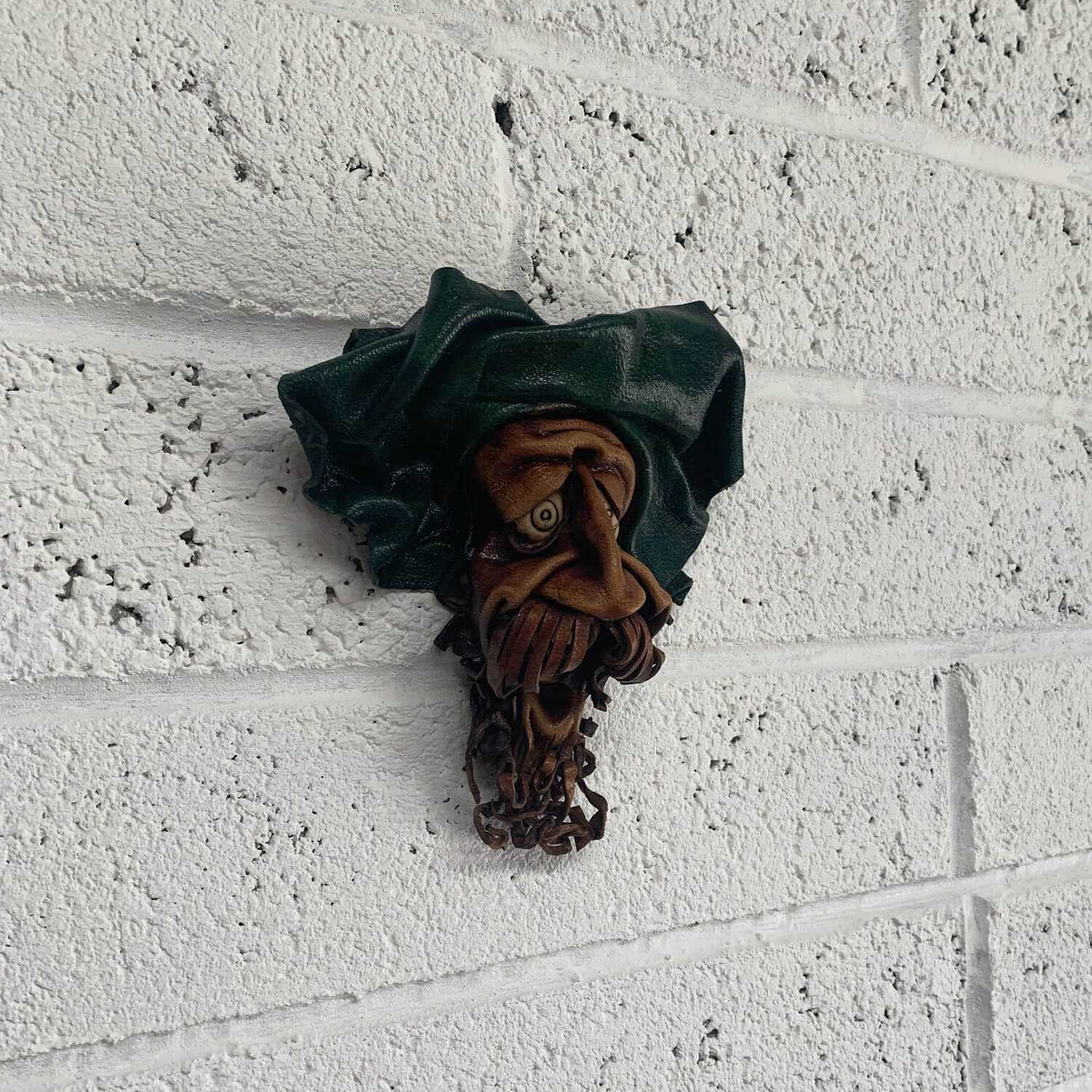 Handmade wall mask | Decorative leather mask | Pirate captain ...