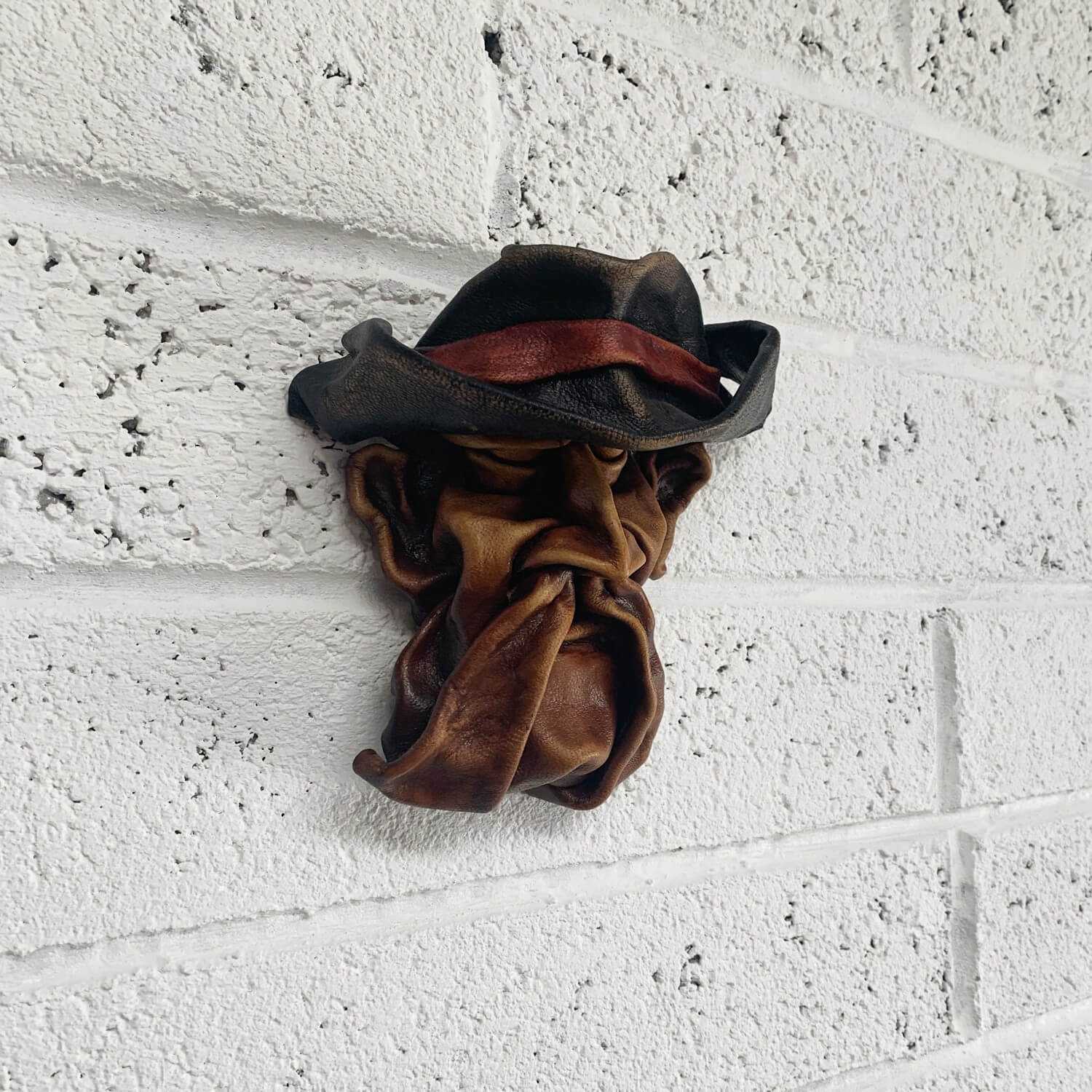 Handmade wall mask | Decorative leather mask | Pirate captain ...