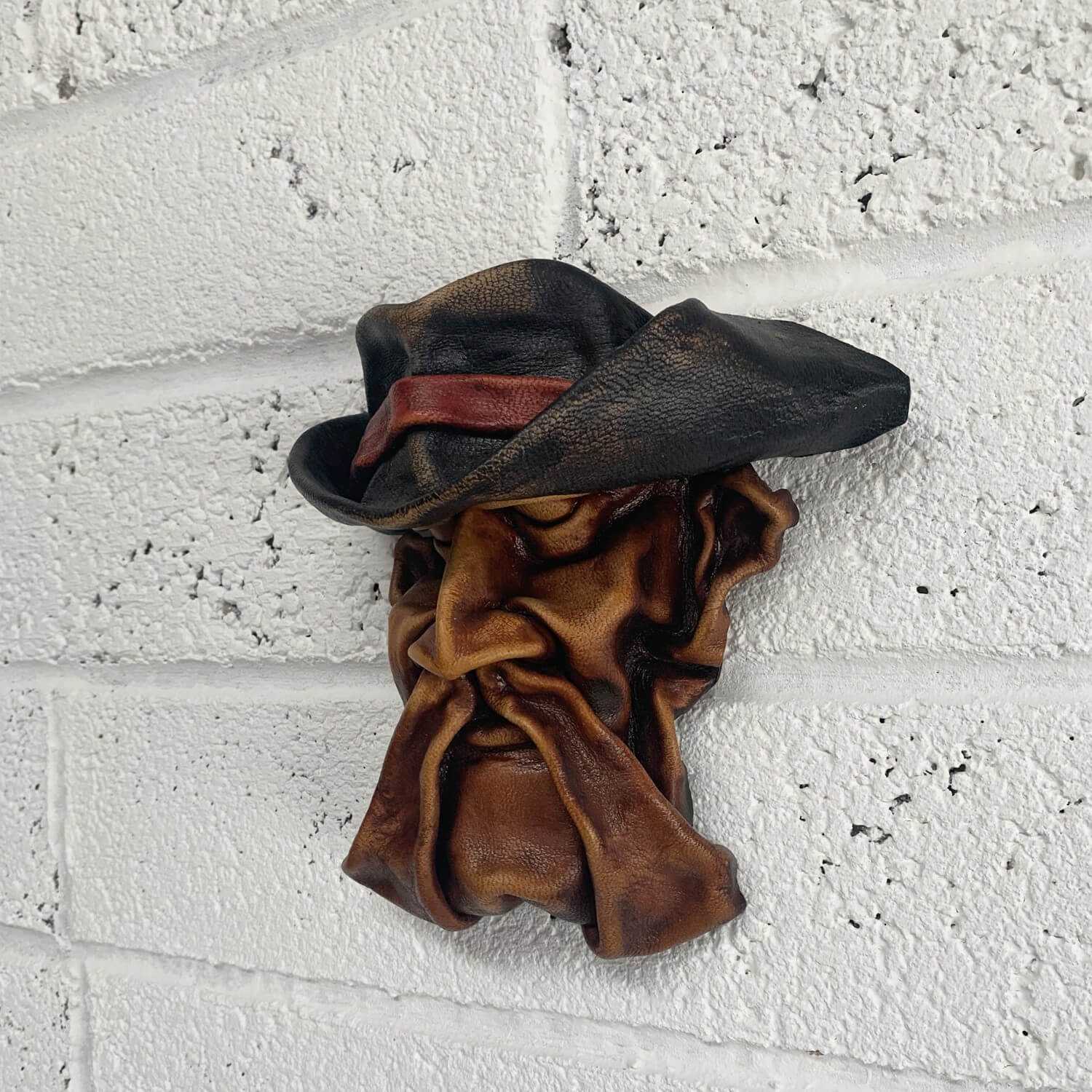 Handmade wall mask | Decorative leather mask | Pirate captain ...