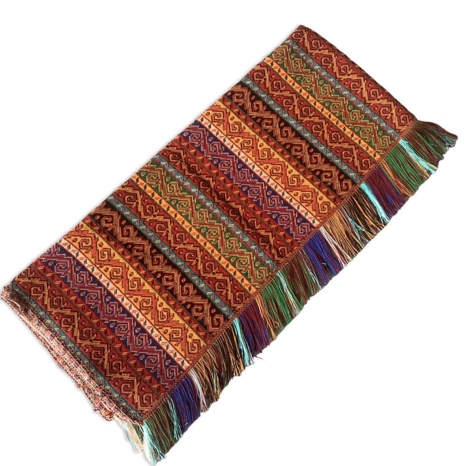 Bohemian Style Throw | Handmade Ethnic Throw | Tablecloth - Spirit Home ...
