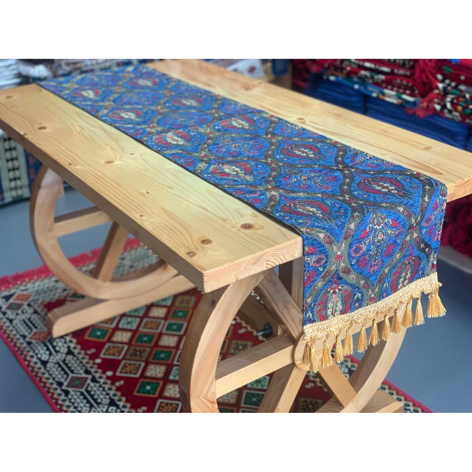 Handmade dining table runner | Dining table cloth | Turkish table runner