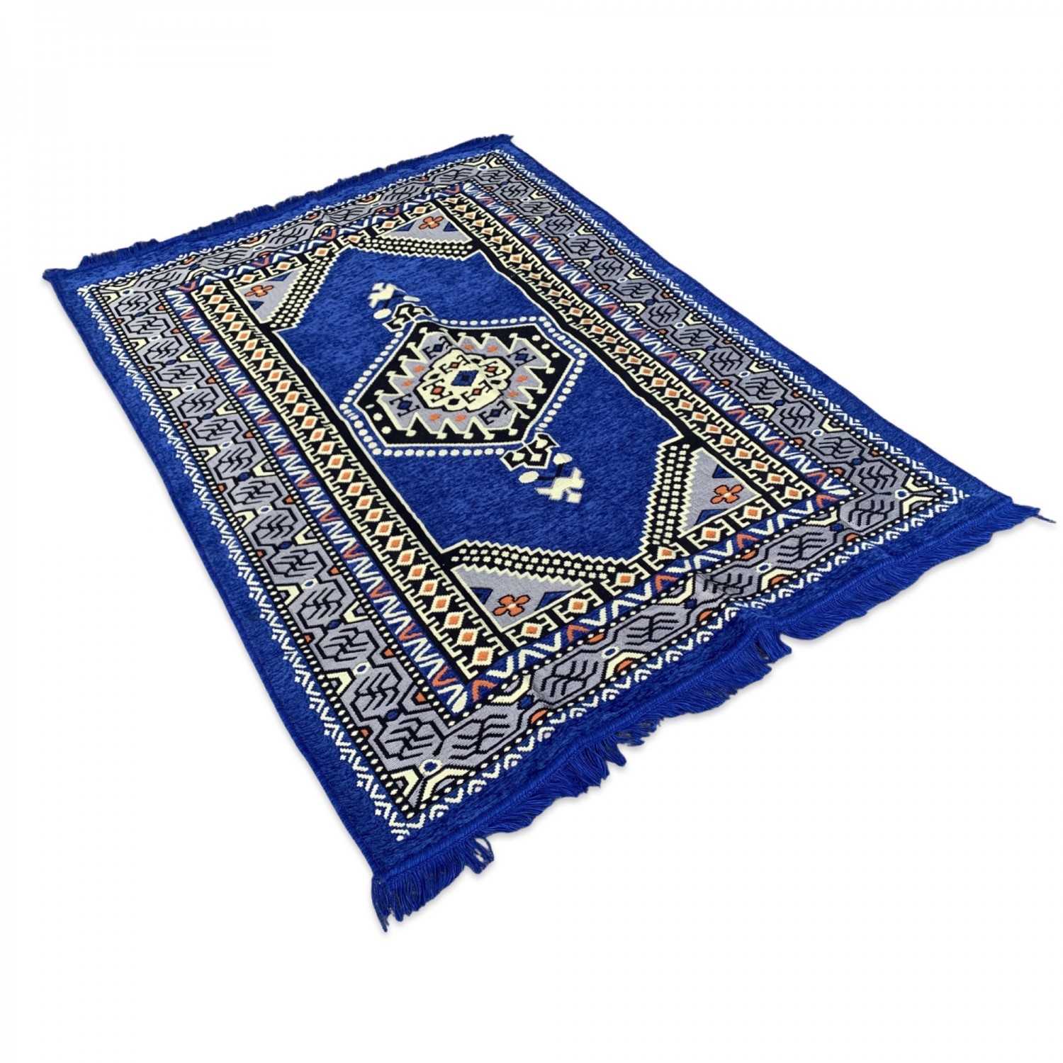 Bohemian style kilim rug | Blue kilim rug | Rug for living room