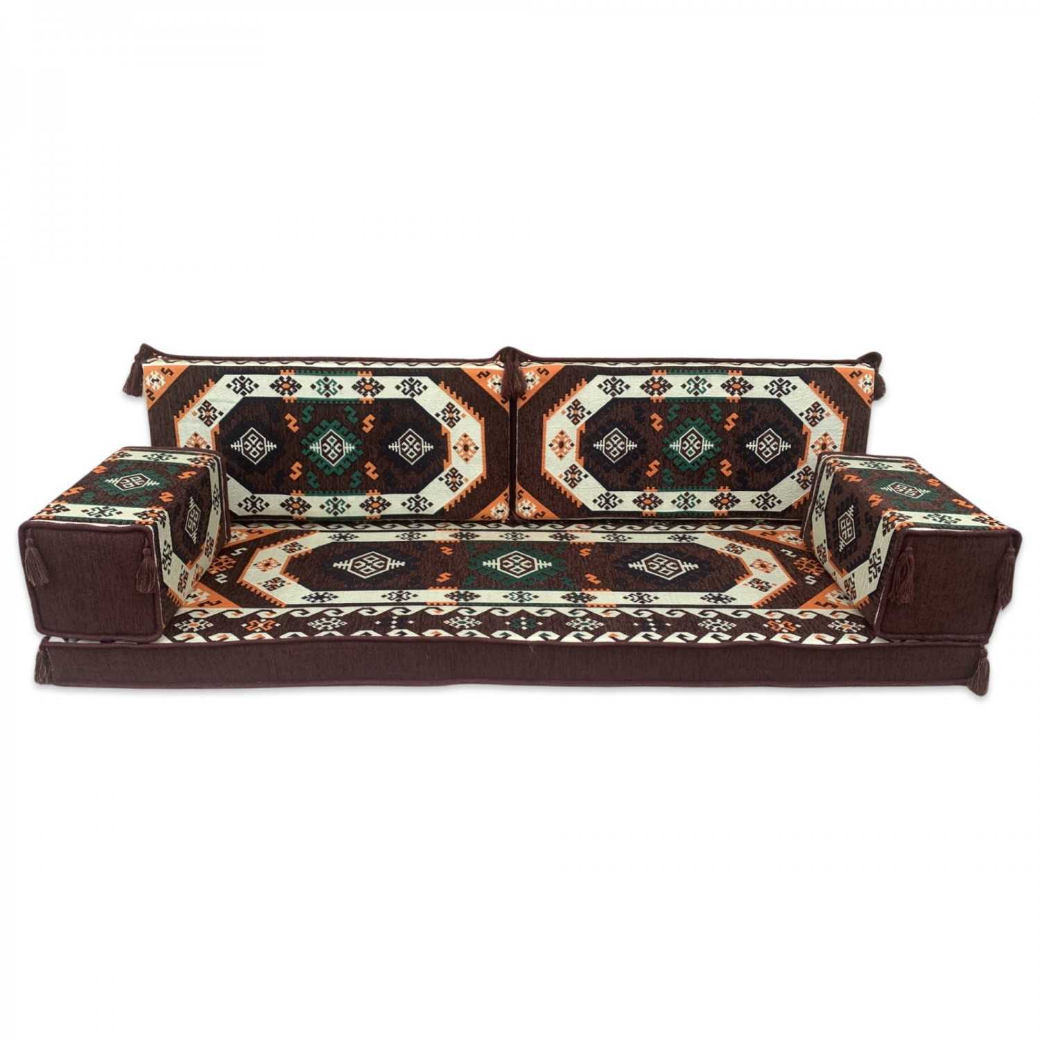 Artisanal Comfort: Handmade Arabic Majlis Floor Sofas l Arabic Sofa