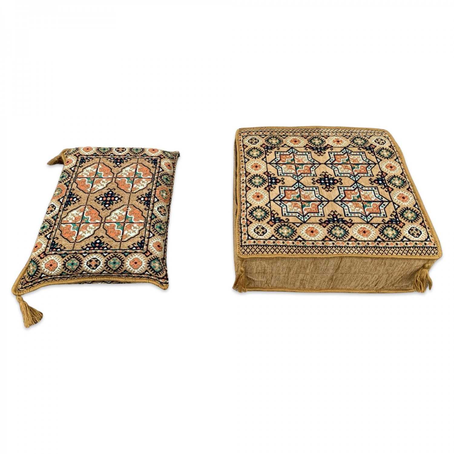 Handmade boho lounge chair | Gaming chair with back pillow | Arabic ...