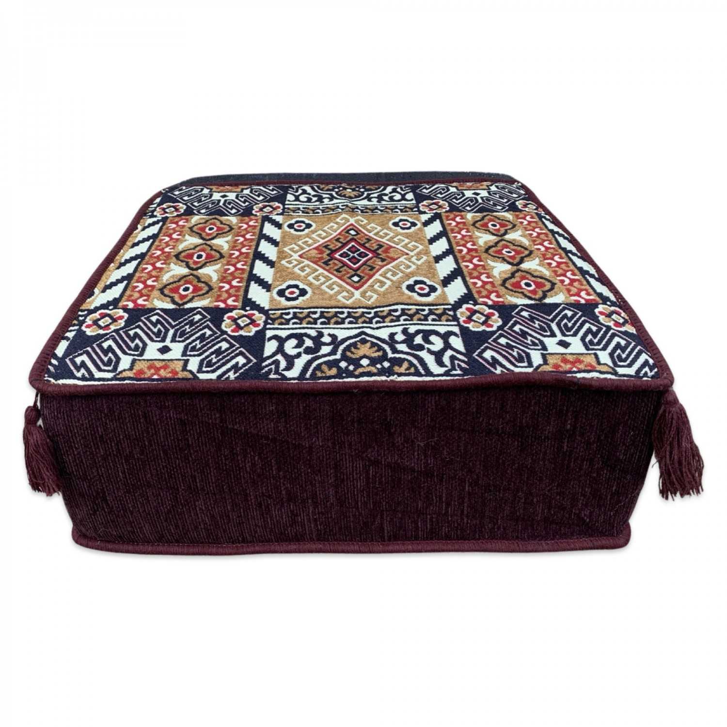 Authentic Handmade Kilim Pouffes l Moroccan Bohemian Farmhouse Style