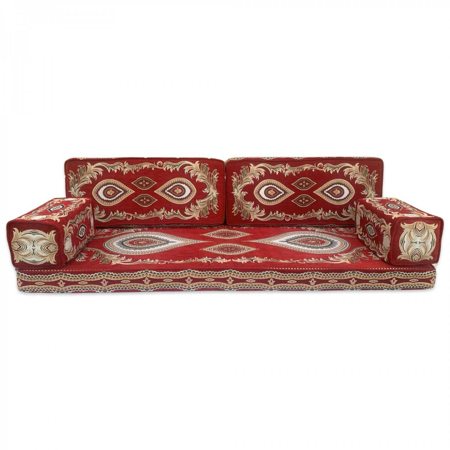 Moroccan decor cushions | Arabic majlis floor sofa set | Boho seating ...