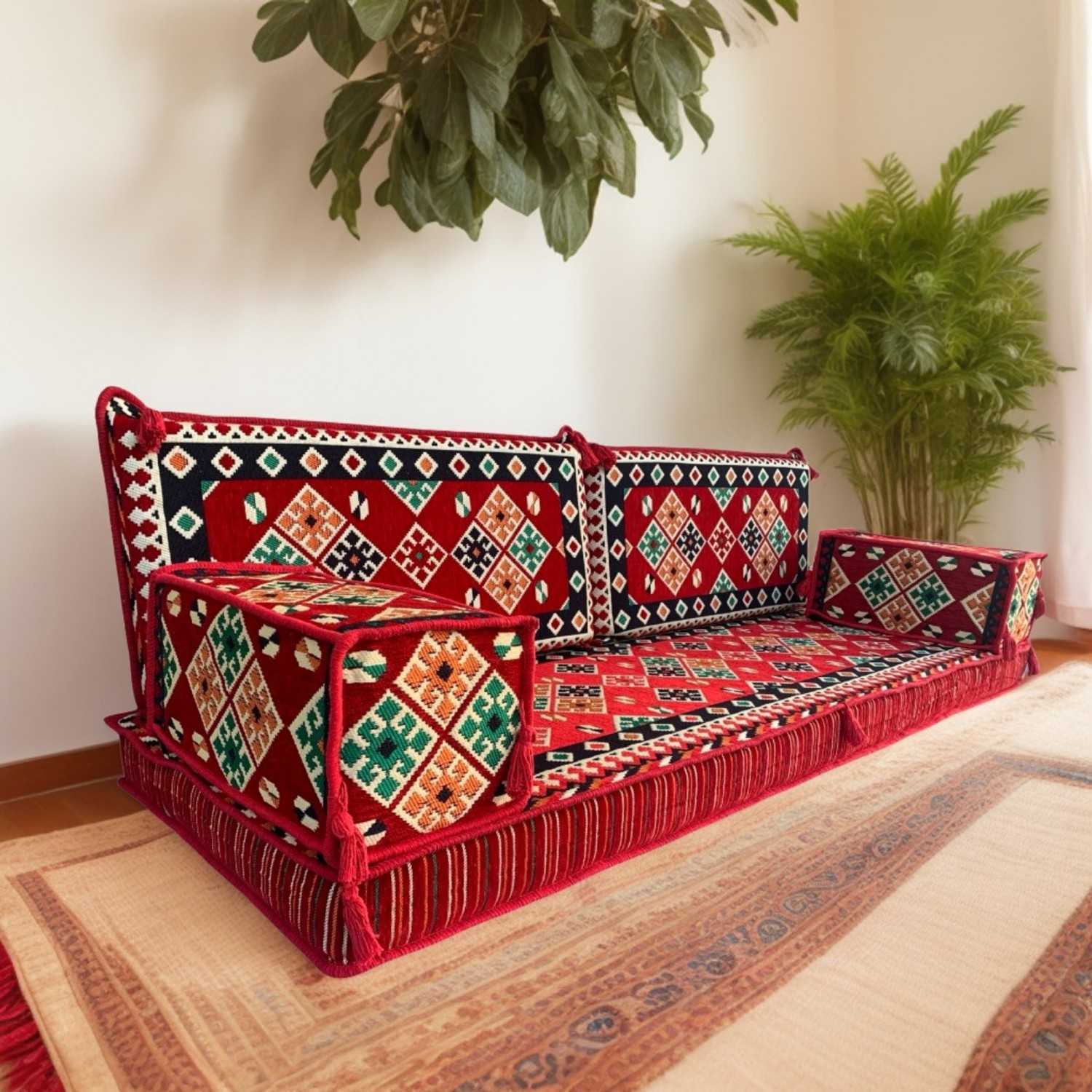 Ethnic home decor | Arabic majlis seating | Oriental furniture ...